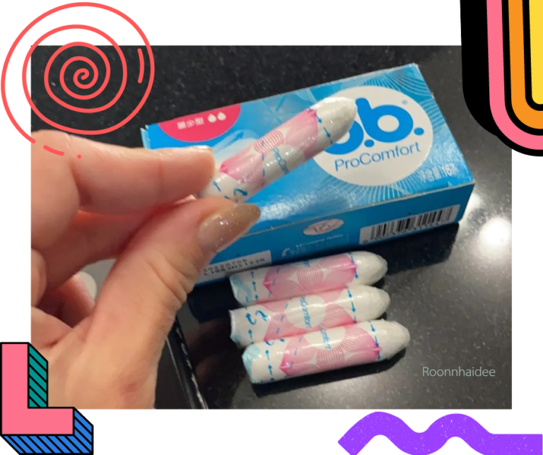 ผ้าอนามัยแบบสอด ยี่ห้อไหนดี รีวิว 3 แบรนด์จากประสบการณ์ใช้จริง - roonnhaidee