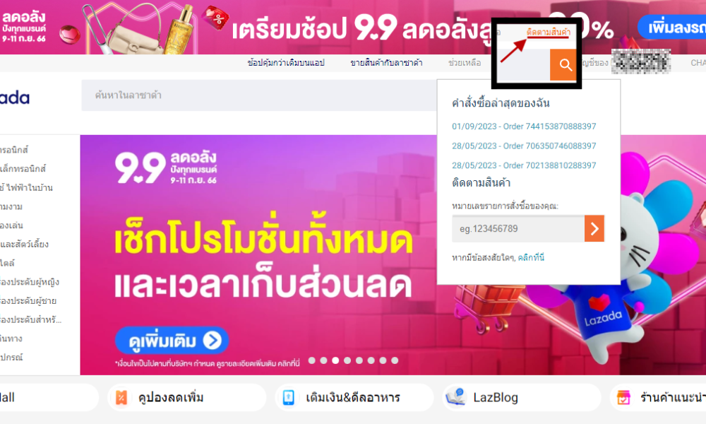 วิธีเช็คพัสดุ ลาซาด้า Lazada ต้องทำอย่างไร - roonnhaidee