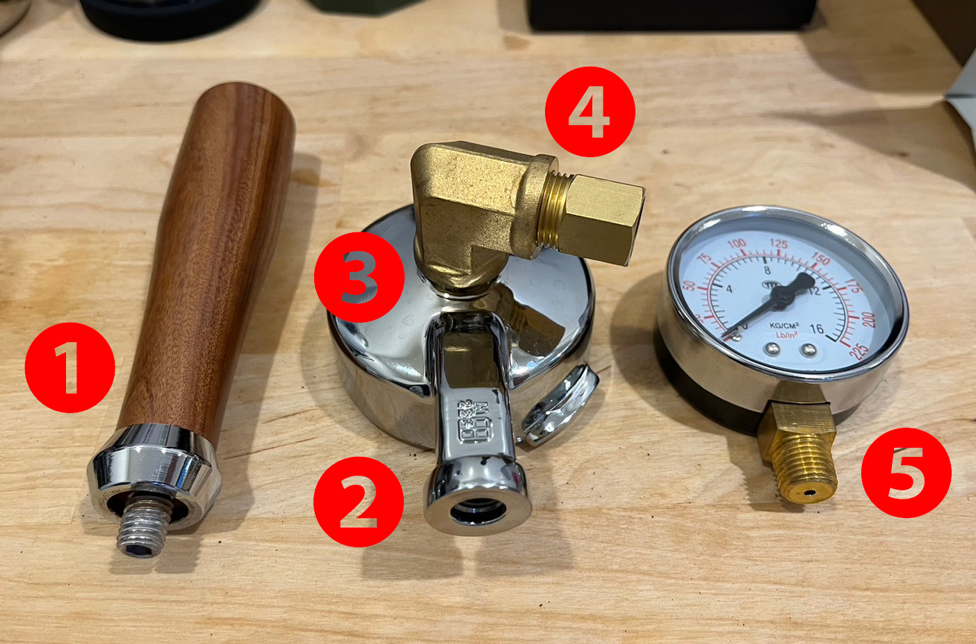 DIY: ก้านชงสำหรับวัดแรงดัน เครื่องชงกาแฟ espresso ด้วยตัวเอง - roonnhaidee